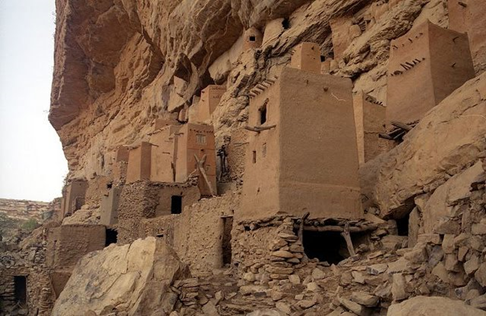 Cosas de Cádiz: Acantilados de Bandiagara y el pueblo Dogón.
